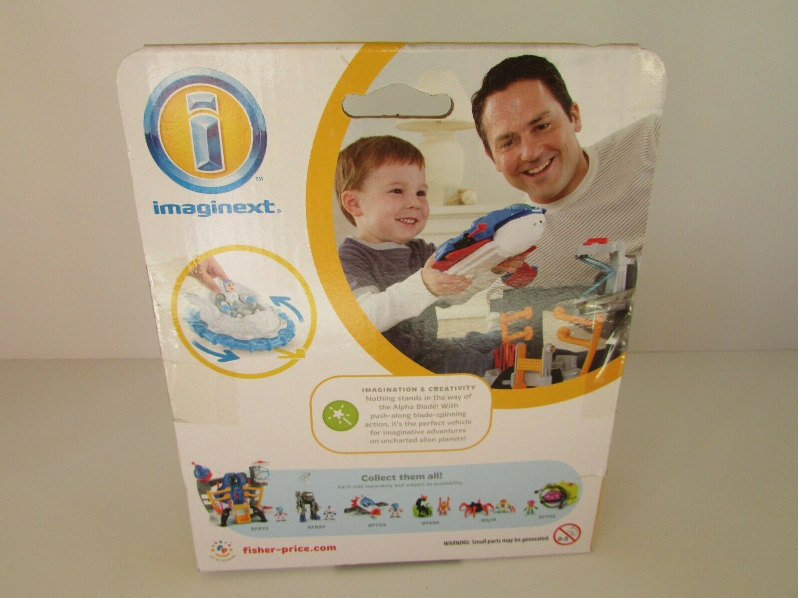 MATTEL FISHER PRICE IMAGINEXT PLAYSET ALPHA BLADE NEW FIGURE & VEHICLE ...