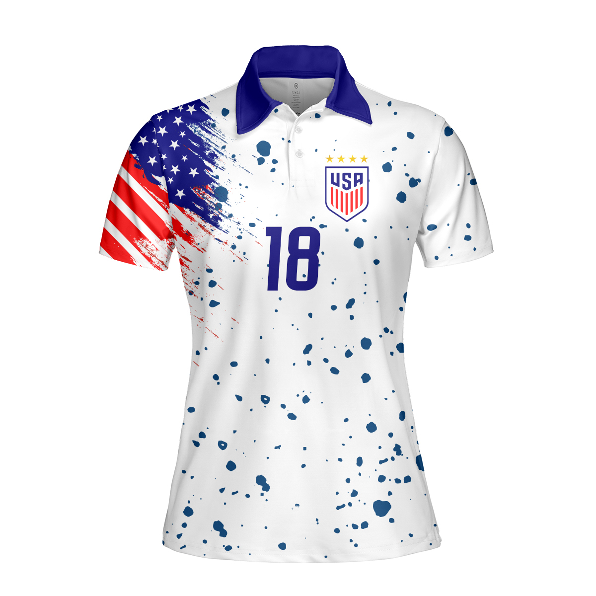 Casey Murphy #18 USWNT Soccer FIFA Women's World Cup 2023 Polo Shirt ...