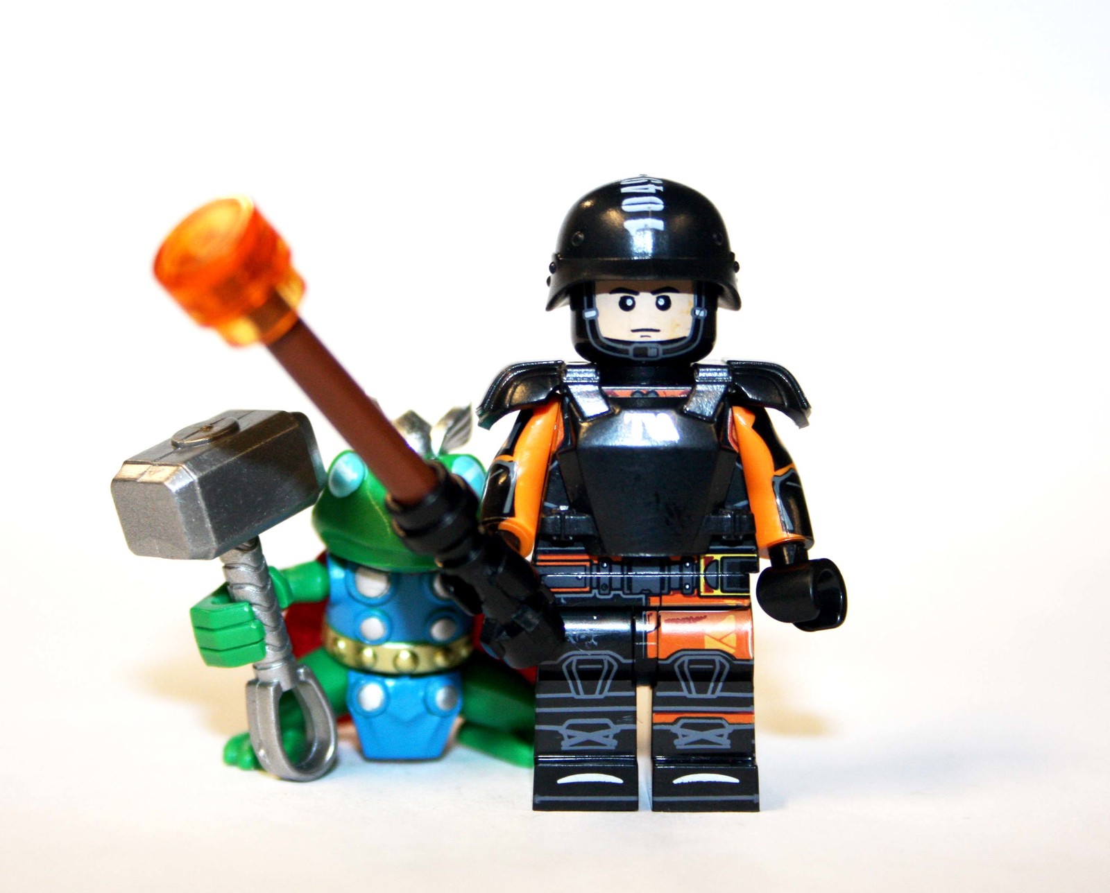 Tva Agent With Frog Thor Loki Tv Show Collectible Minifigures Toys ...