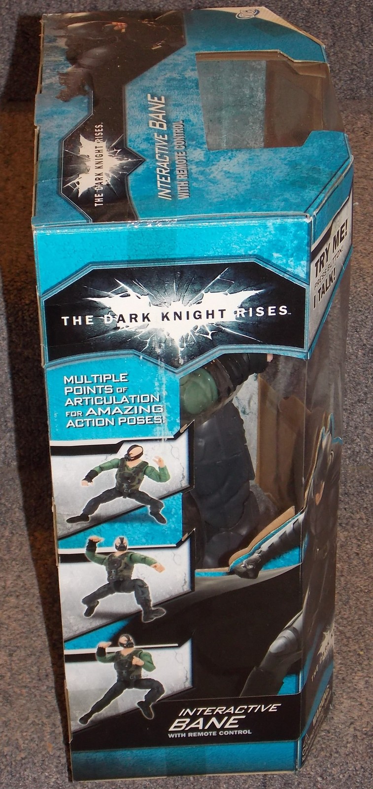 The Dark Knight Rises Batman Interactive Bane Talking Action Figure New ...