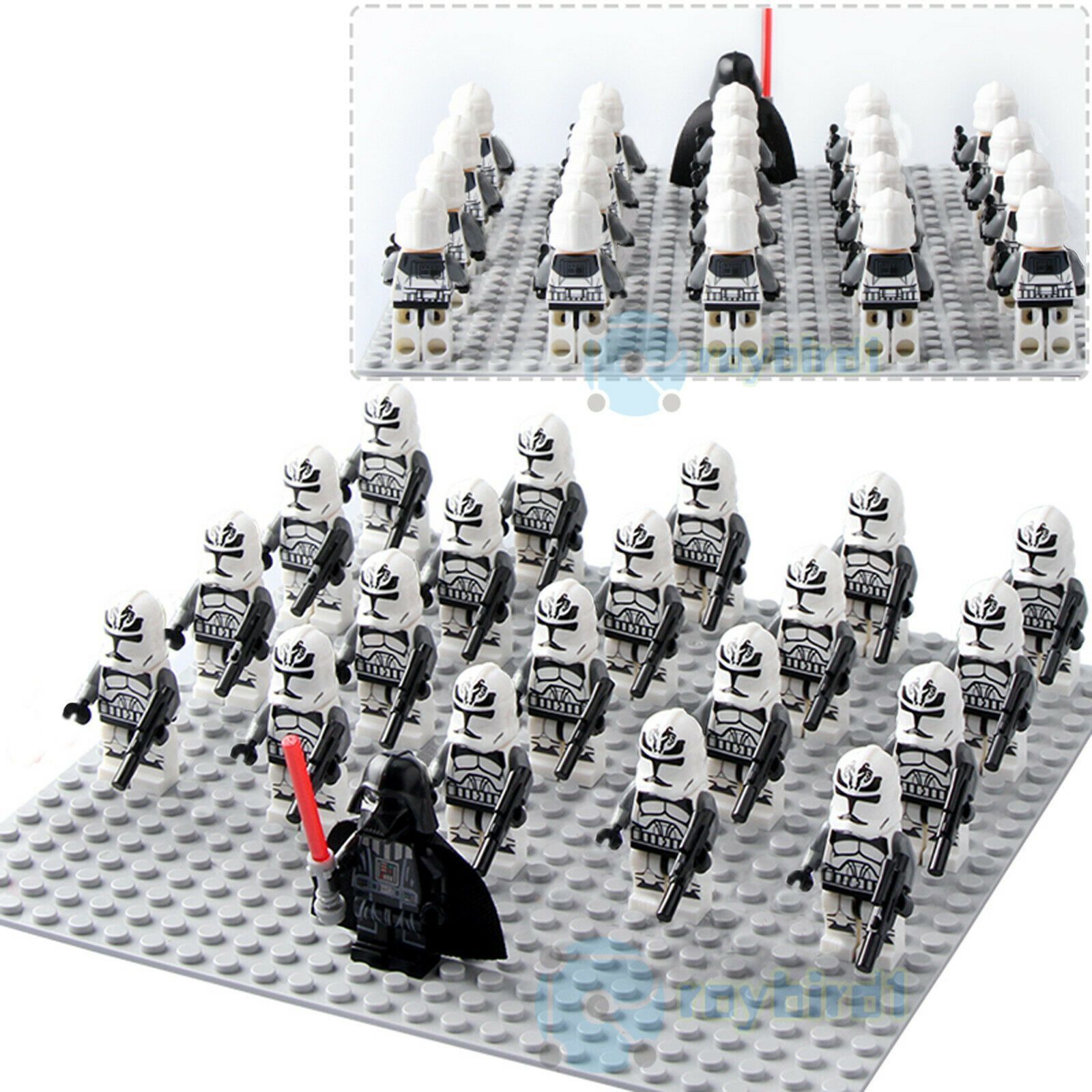 21Pcs Darth Vader Leader 104th Wolfpack Clone Trooper Star Wars ...