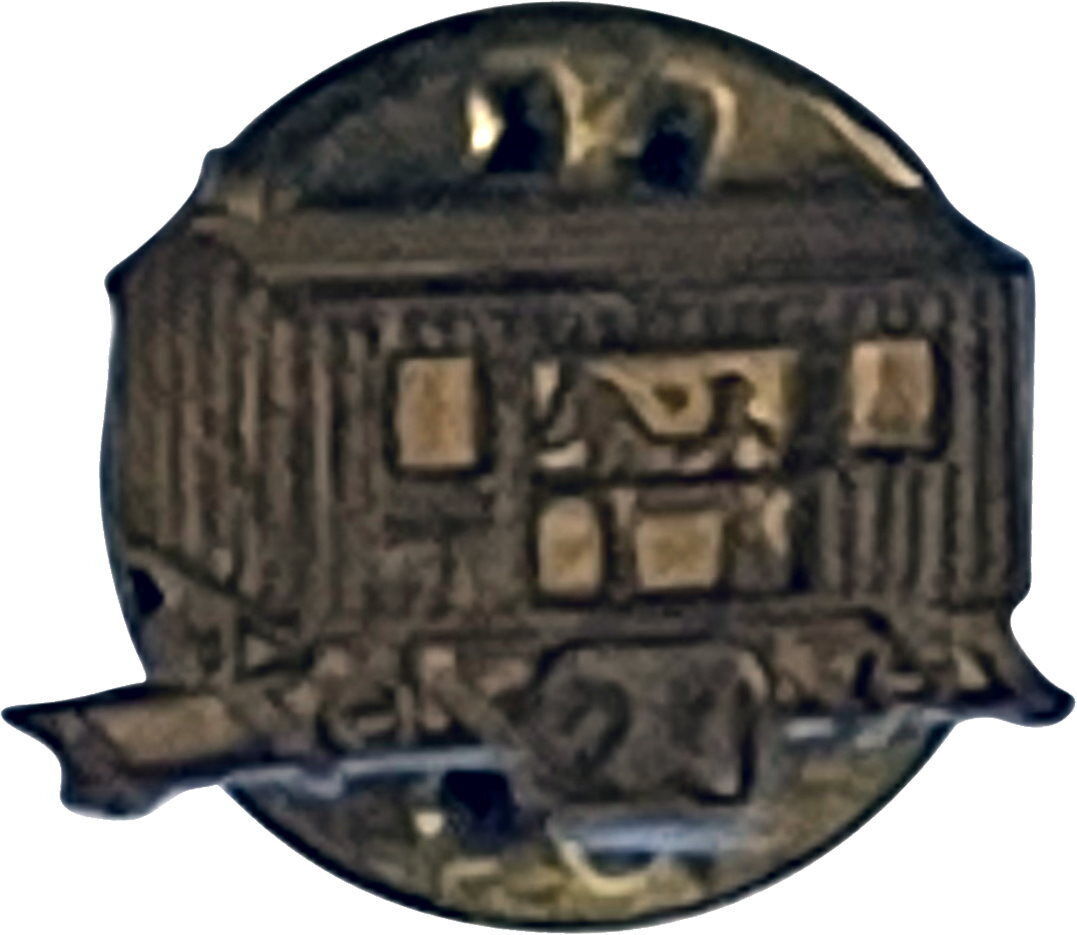 Vintage Horse in Railcar Lapel Pin railroad - Cufflinks, Studs & Lapel Pins