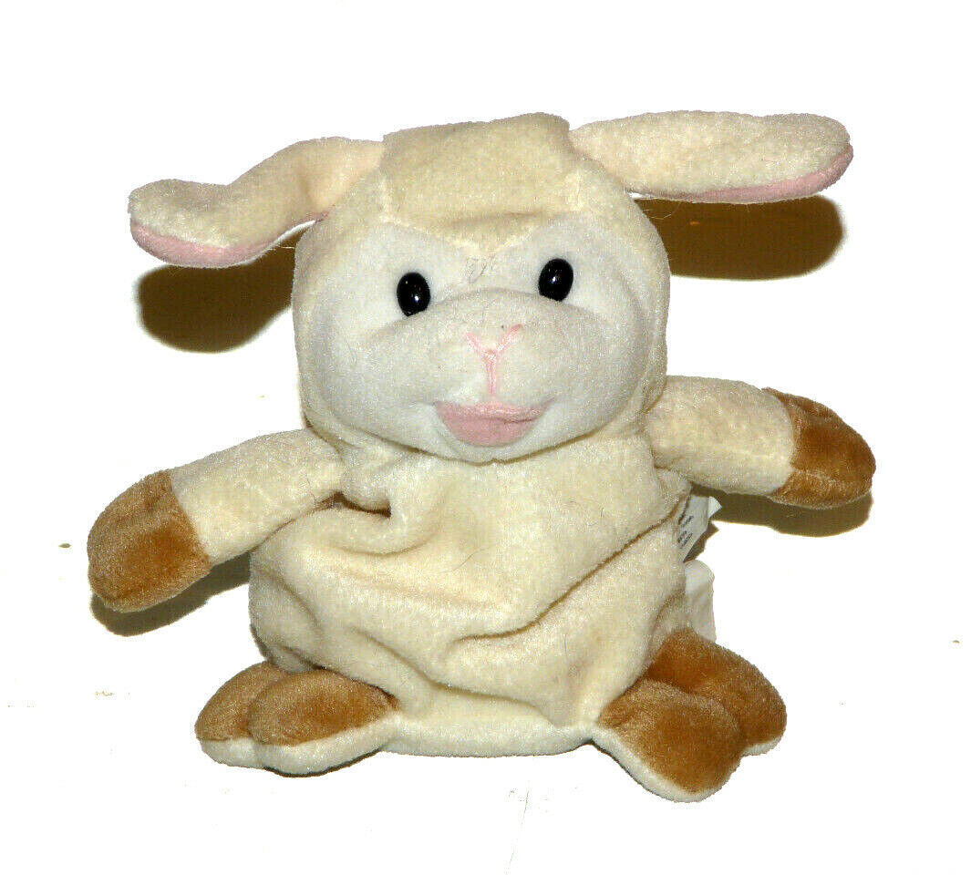 Small Walmart Sheep Beanie Beanbag Plush 7 inch Lovey Stuffed Animal ...