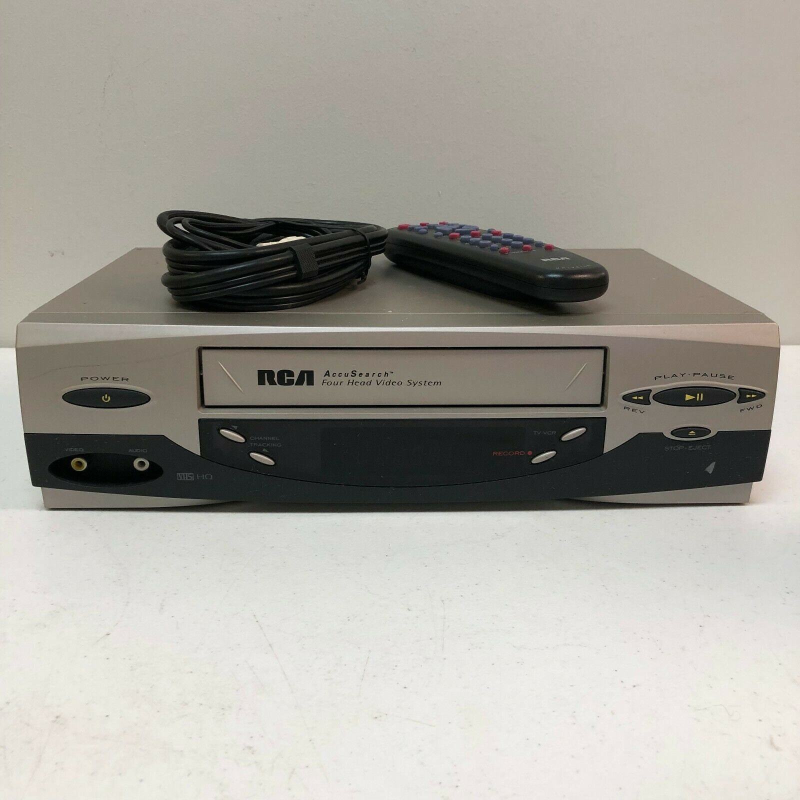 RCA VR546 Mono VHS VCR Vhs Player With Remote Control & Cables - DVD & Blu-ray Players