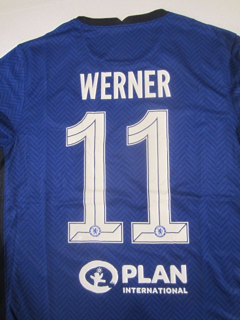 Timo Werner #11 Chelsea FC UCL Final Stadium Blue Home Soccer Jersey ...