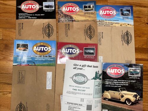 1992 Hemmings Special Interest Autos Car Magazine Lot Of 6 Original ...