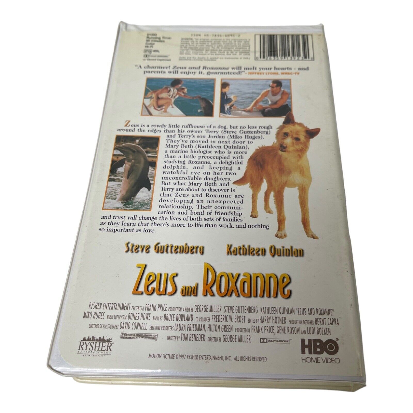 Zeus and Roxanne VHS 1997 Clamshell Steve Guttenberg, Kathleen Quinlan ...