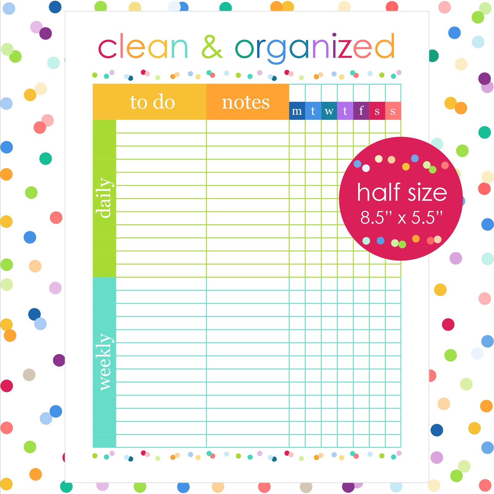 CLEANING PLANNER Printable Digital iPad and 50 similar items