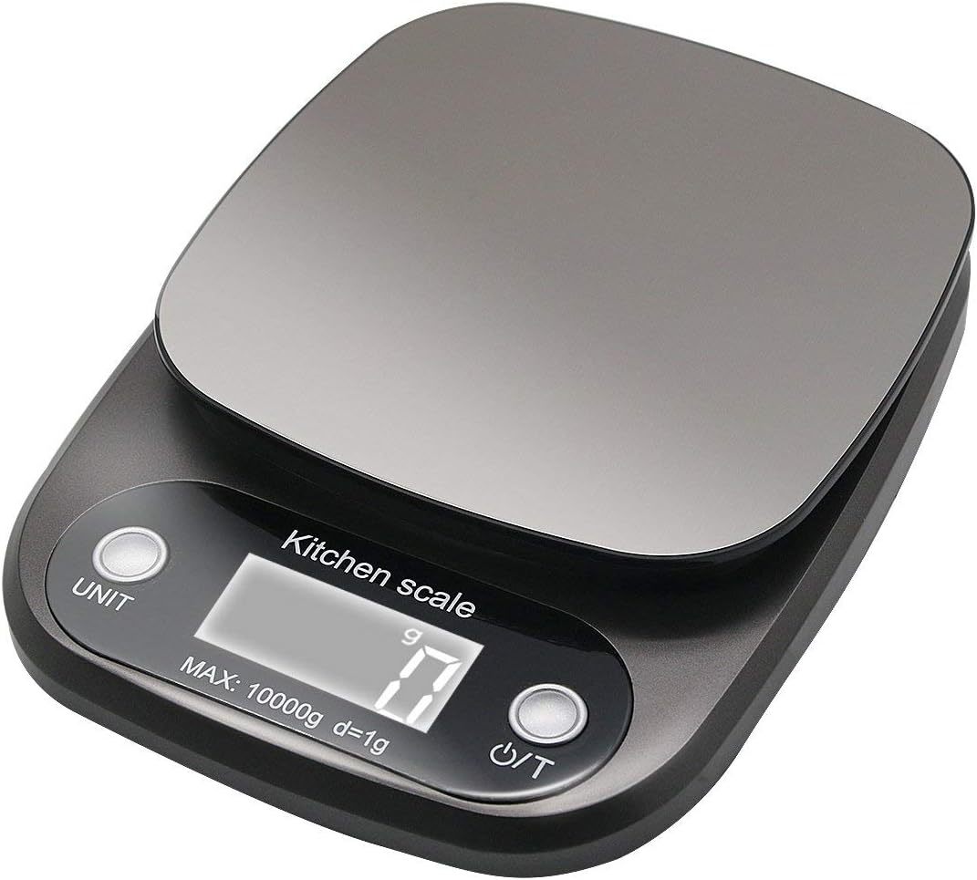 Digital Food Scale, 22Lb Kitchen Scale Measures In Grams, Ounces And Ml ...