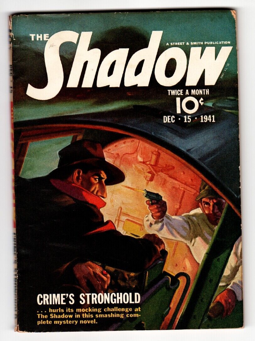 SHADOW 1941 DEC 15- STREET AND SMITH-RARE PULP MAGAZINE - Magazines