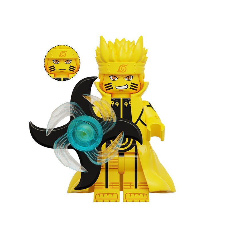 Naruto Uzumaki (Kurama Link Mode) Minifigures Weapons and Accessories ...