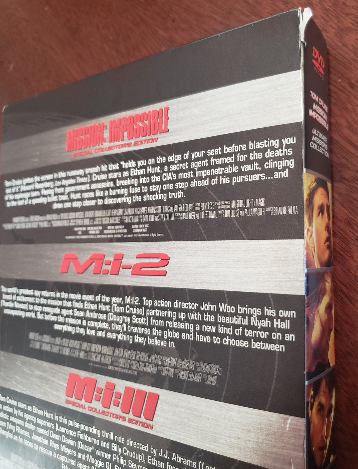 Tom Cruise Mission Impossible Ultimate Missions Collection Box - DVDs ...