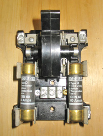 CEB 60 AMP, 240 VAC DISCONNECT SWITCH FUSE BLOCK ASSEMBLY (#F2021 ...