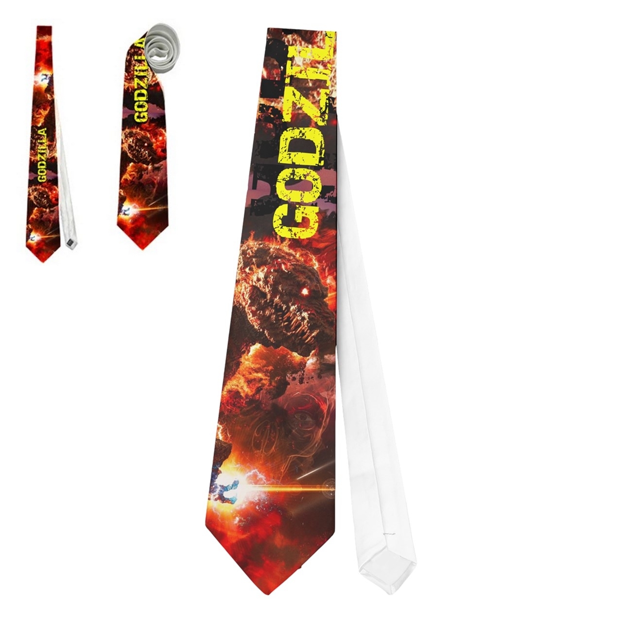 Necktie Godzilla Kaiju Tokusatsu Cosplay - Men's Accessories