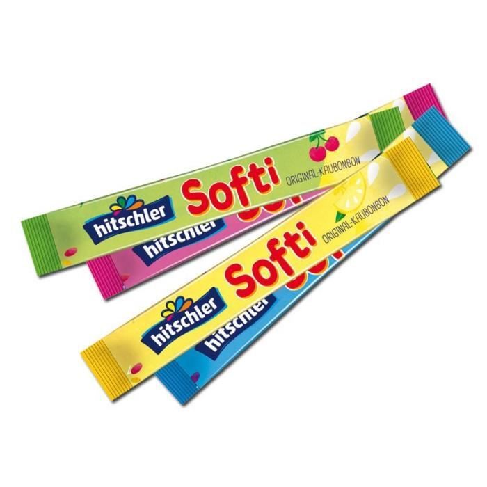 Hitschler- Softi Kaubonbon (Fruity Chewy Candy)- Pack of 50 - Gummy ...