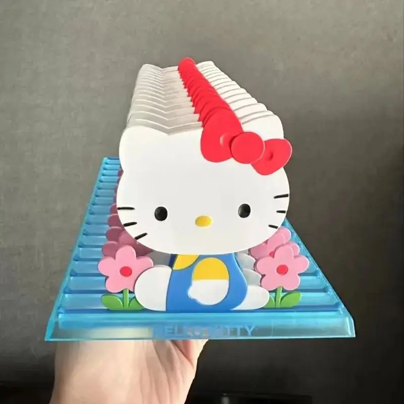 New Hello Kitty anime peripheral kawaii cute cartoon shelf bookshelf ...