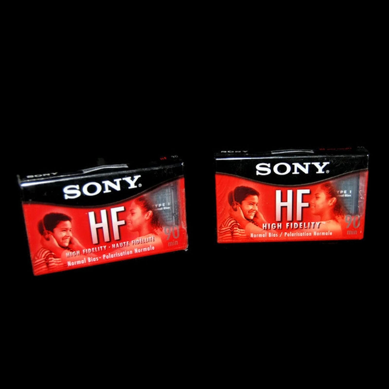 Sony HF 90 Minute Blank Audio Cassettes Tapes High Fidelity Normal Bias ...