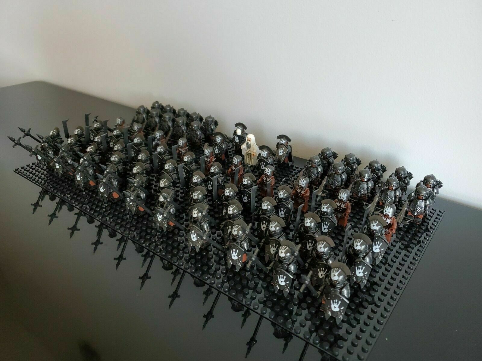 75pcs LOTR Isengard Uruk-hai Orcs Heavy Battalion Infantry Army ...