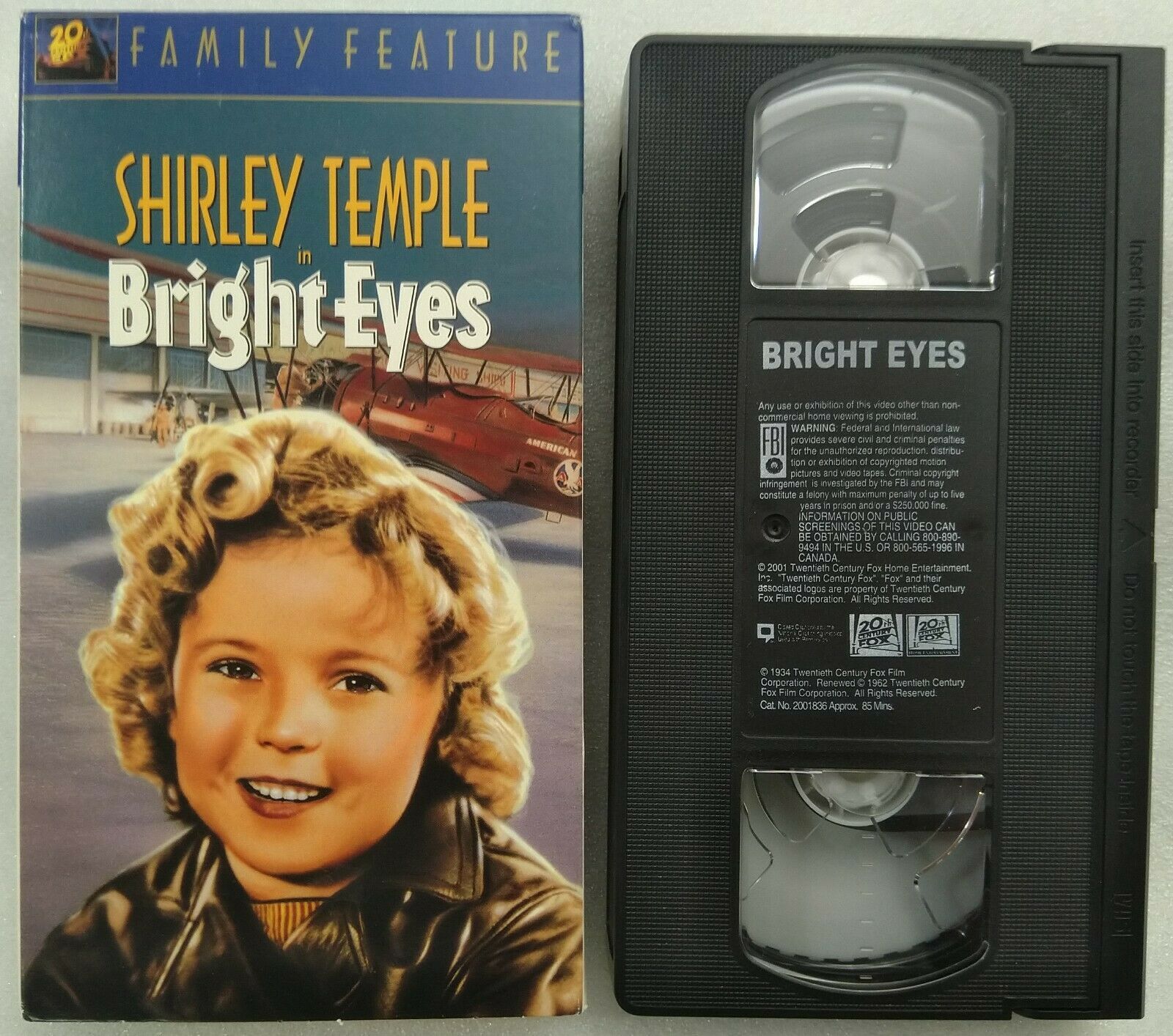 VHS Bright Eyes (VHS, 2001, Colorized/Slipsleeve) - VHS Tapes