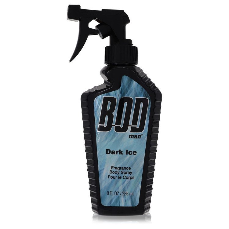 Bod Man Dark Ice by Parfums De Coeur Body Spray 8 oz - Men