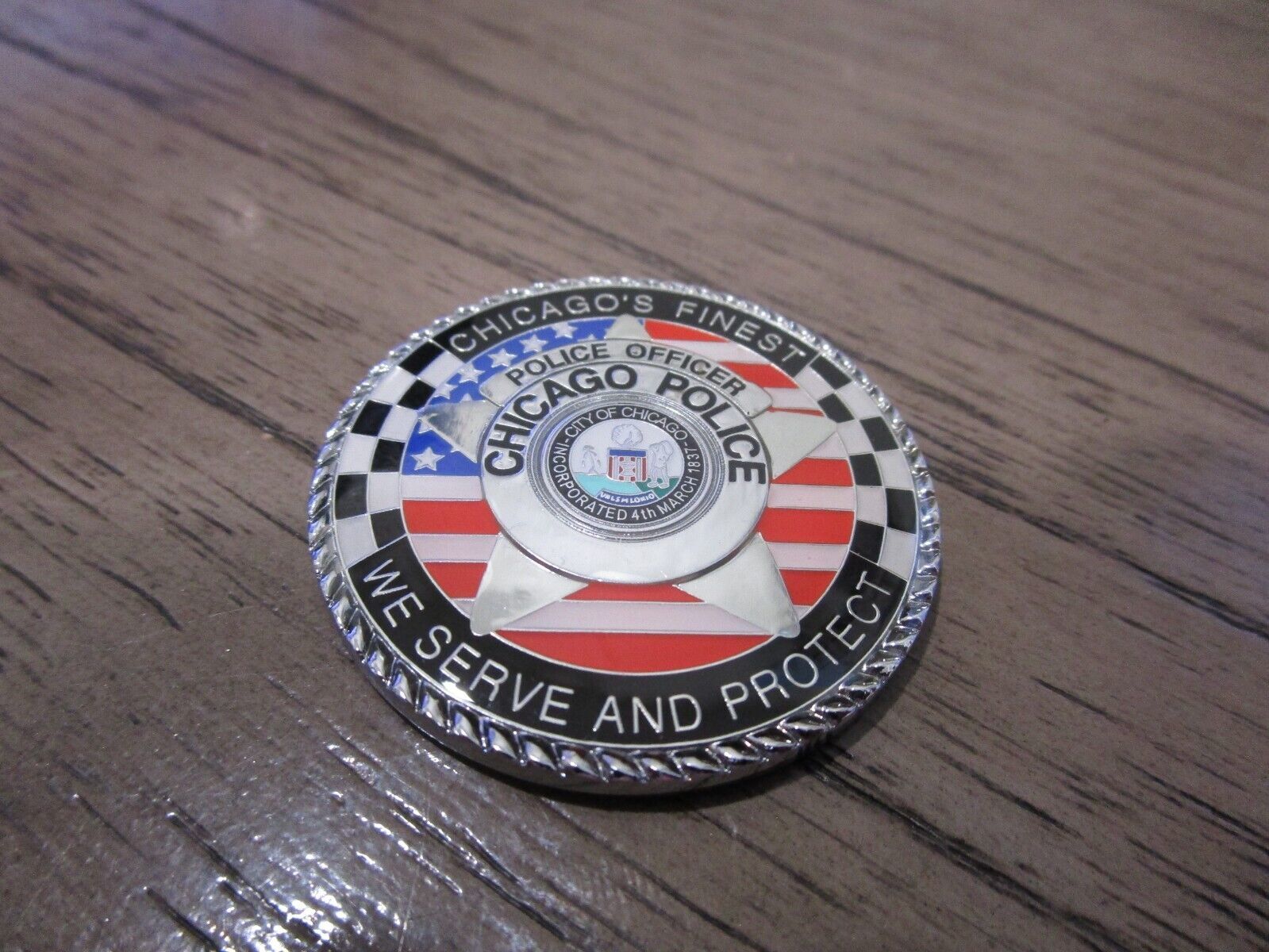 Chicago Police Department Chicago's Finest CPD Challenge Coin #27R ...