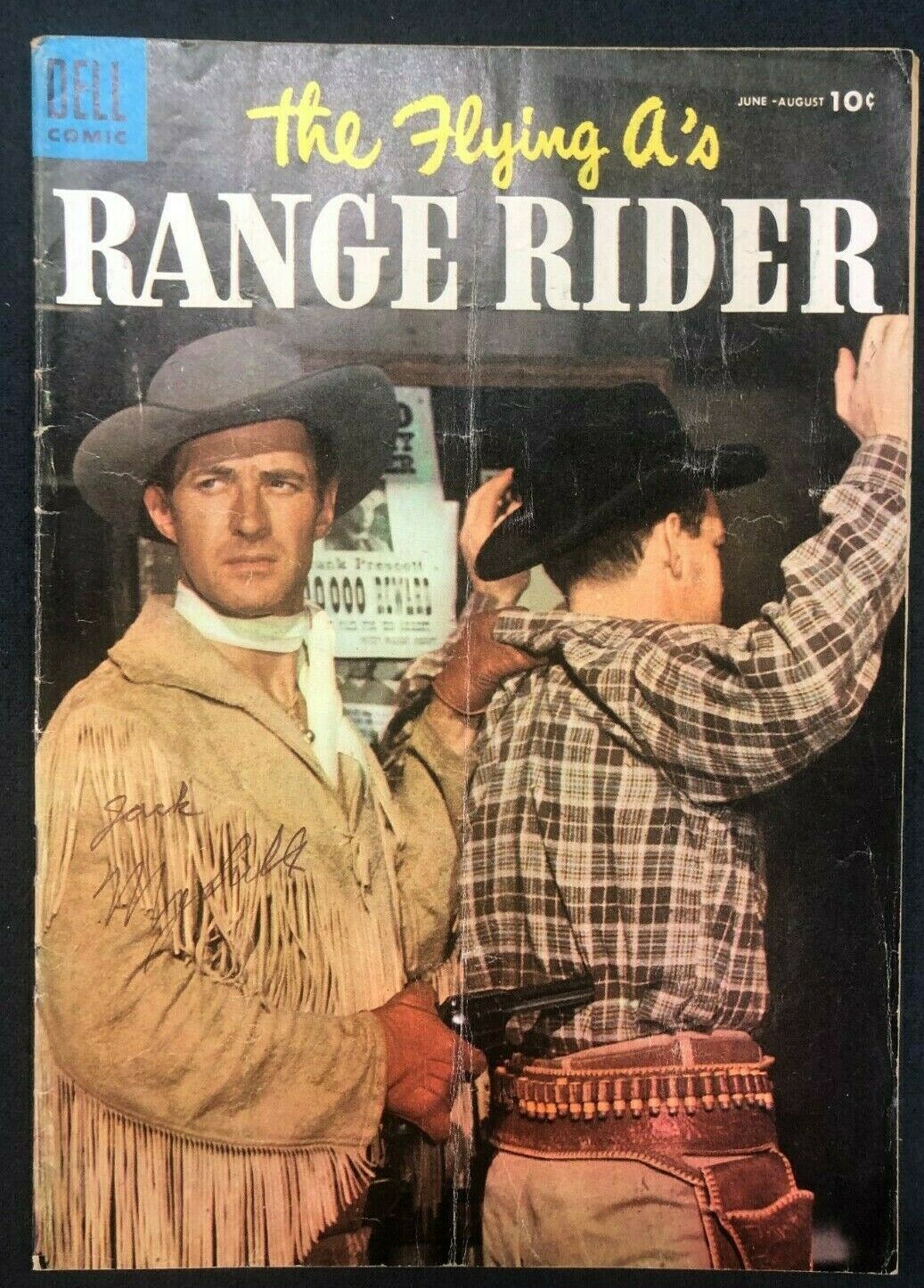 THE FLYING A'S RANGE RIDER #10 (1955) Dell Comics western G/VG ...