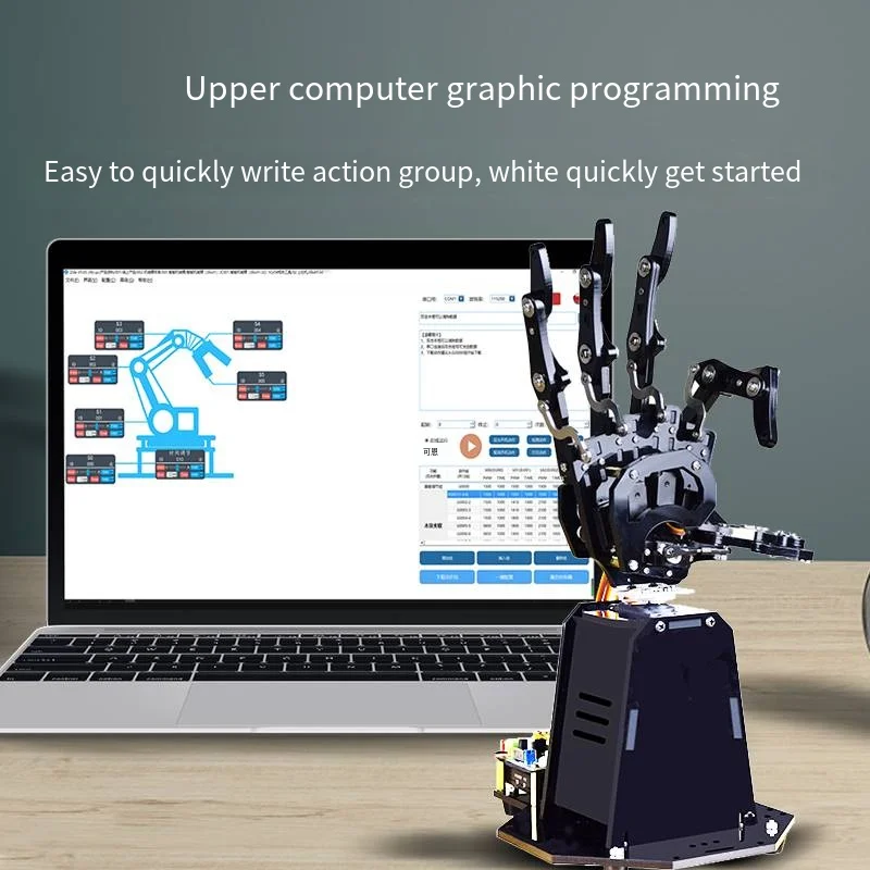 STEM Kit Bionic Robot Palm Hand Manipulator for Arduino/Stm32 ...