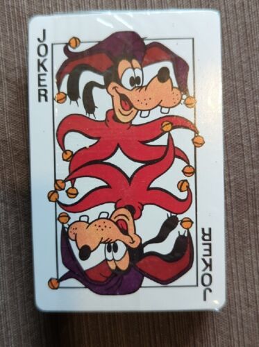 Vintage Walt Disney Production Mickey Mouse Deck Blue Playing Cards ...