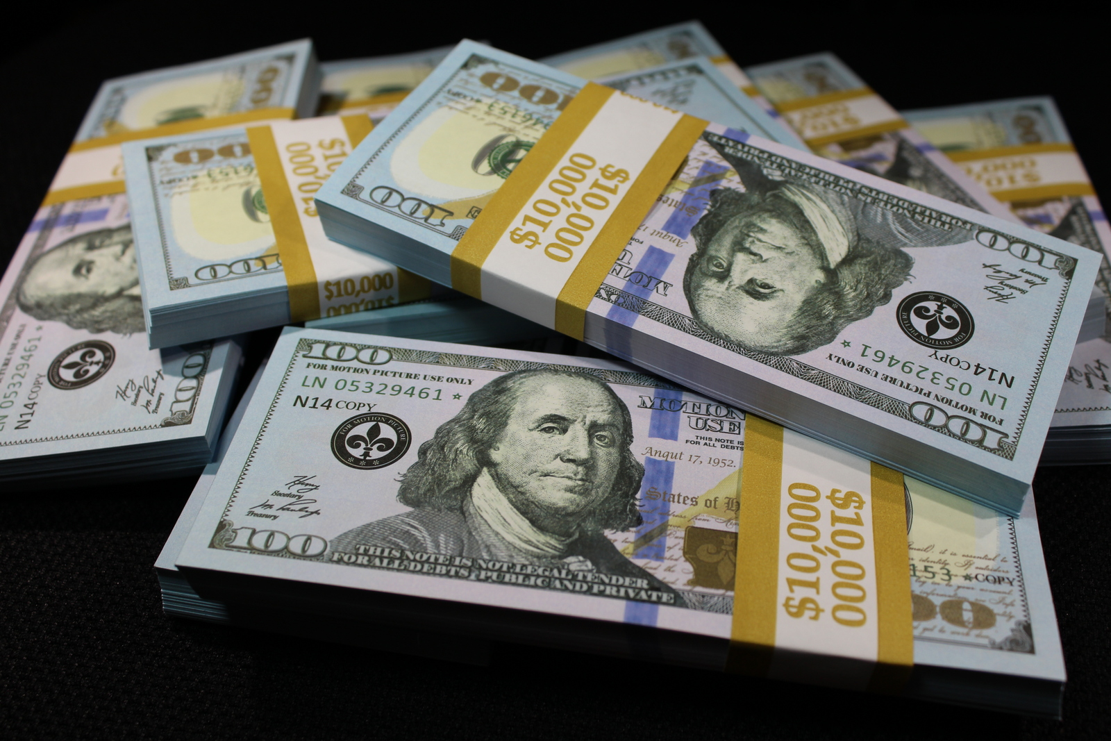 FULL PRINT 50K Realistic Prop Money New Fake 100 Dollar Bills REAL CASH ...