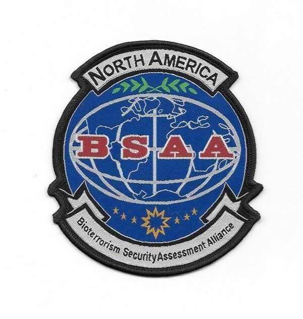 Resident Evil North America BSAA Logo Weave Style Patch, NEW UNUSED ...