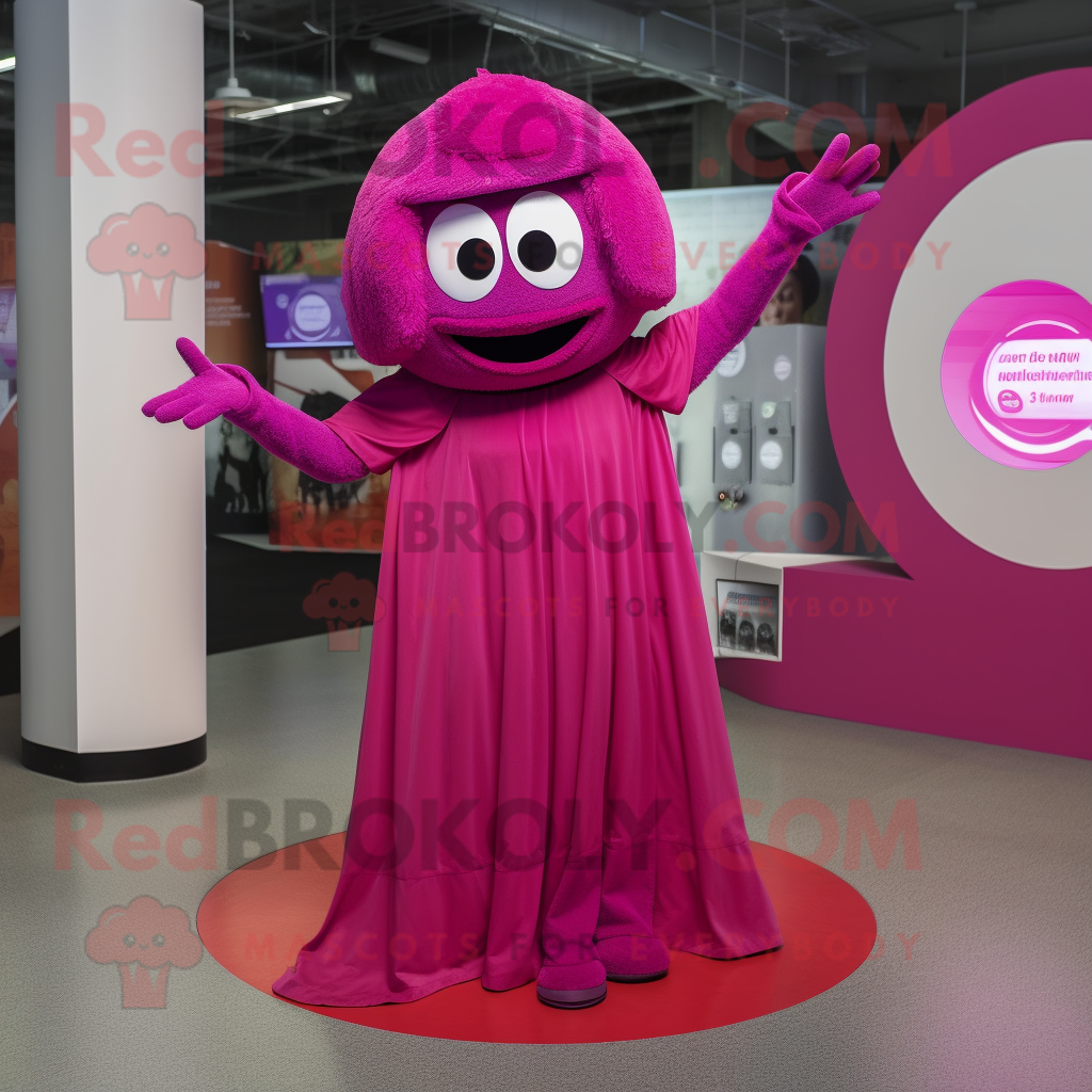 Magenta Pink mascot costume character and similar items