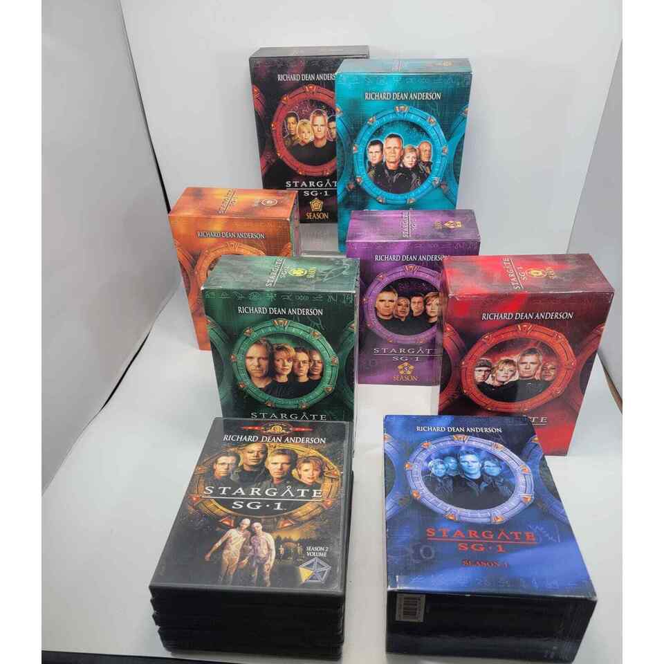 STARGATE SG-1 Tv Series Seasons 1, 2, 3, 4 ,5, 6, 7, 8, (DVD) Box Sets ...