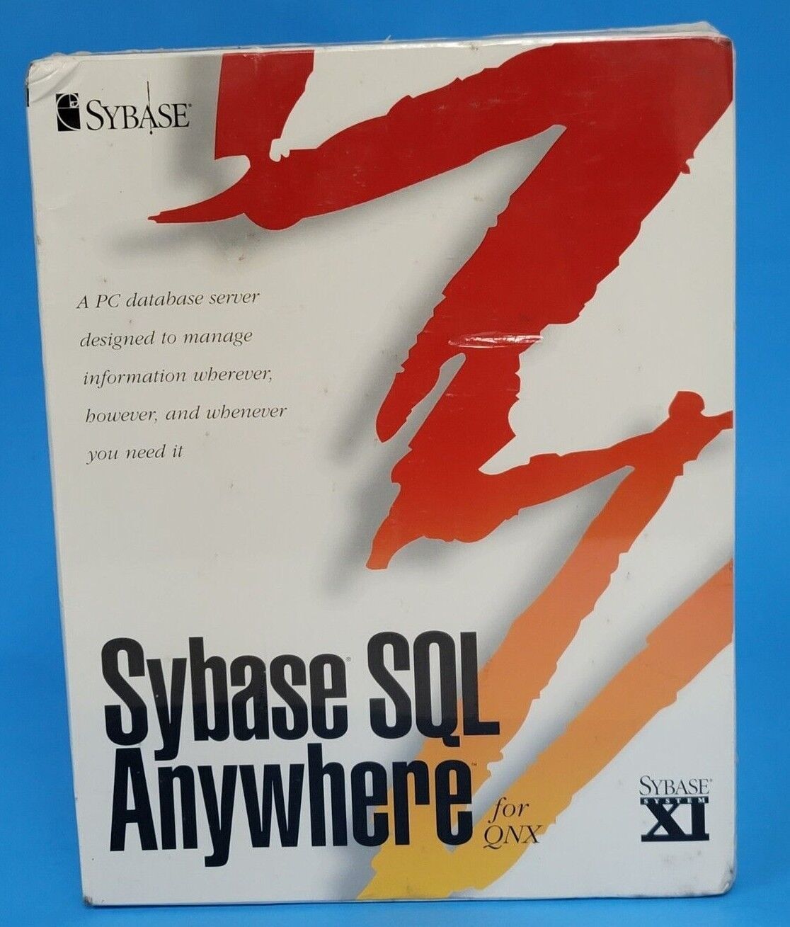 NEW SEALED SYBASE SQL ANYWHERE FOR QNX SUPPORTS WINDOWS 95, NT SSA 5.5. ...
