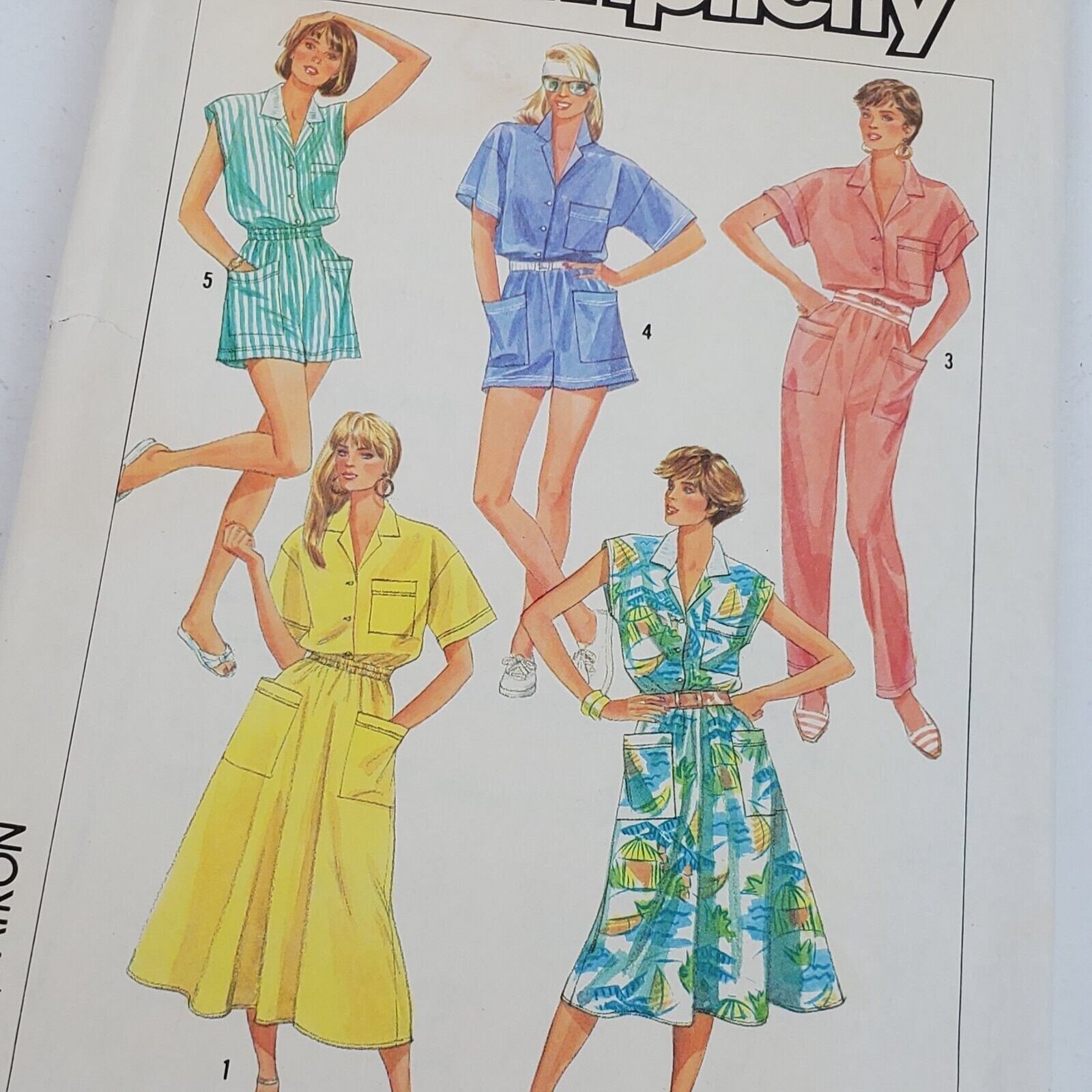 Vintage 1987 Simplicity 7951 Sewing Pattern and 50 similar items