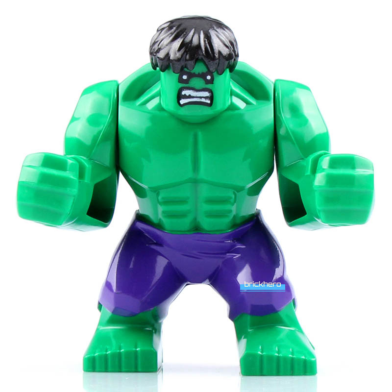 Hulk (BigFig) Marvel Superheroes Lego Compatible Minifigure Brick Toys ...