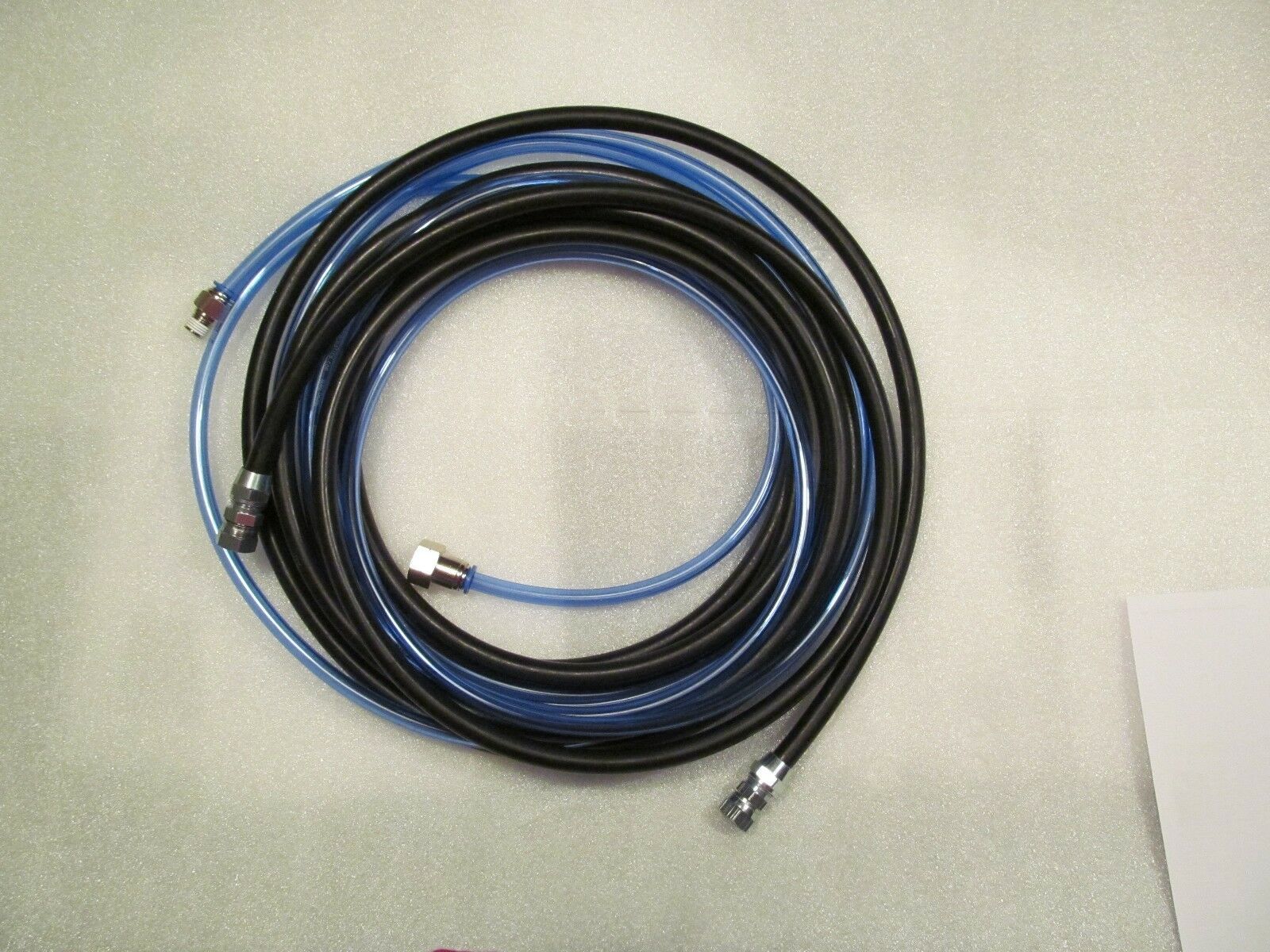 BINKS ,CONTITECH 15' LOW PRESSURE 1/4" PAINT/AIR LINE HOSE ASSY. L@@K ...