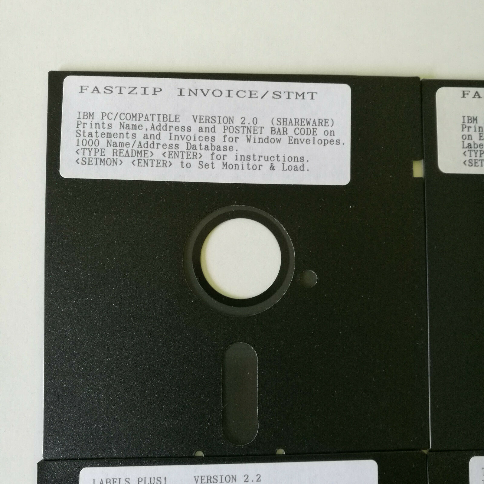 Vintage PC Software Fastzip Invoice & Mail Labels Plus Magnificent ...