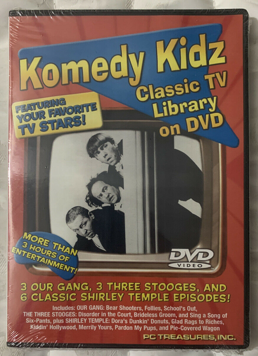 Komedy Kidz Classic TV Library On DVD Over 3 Hours Black & White New ...