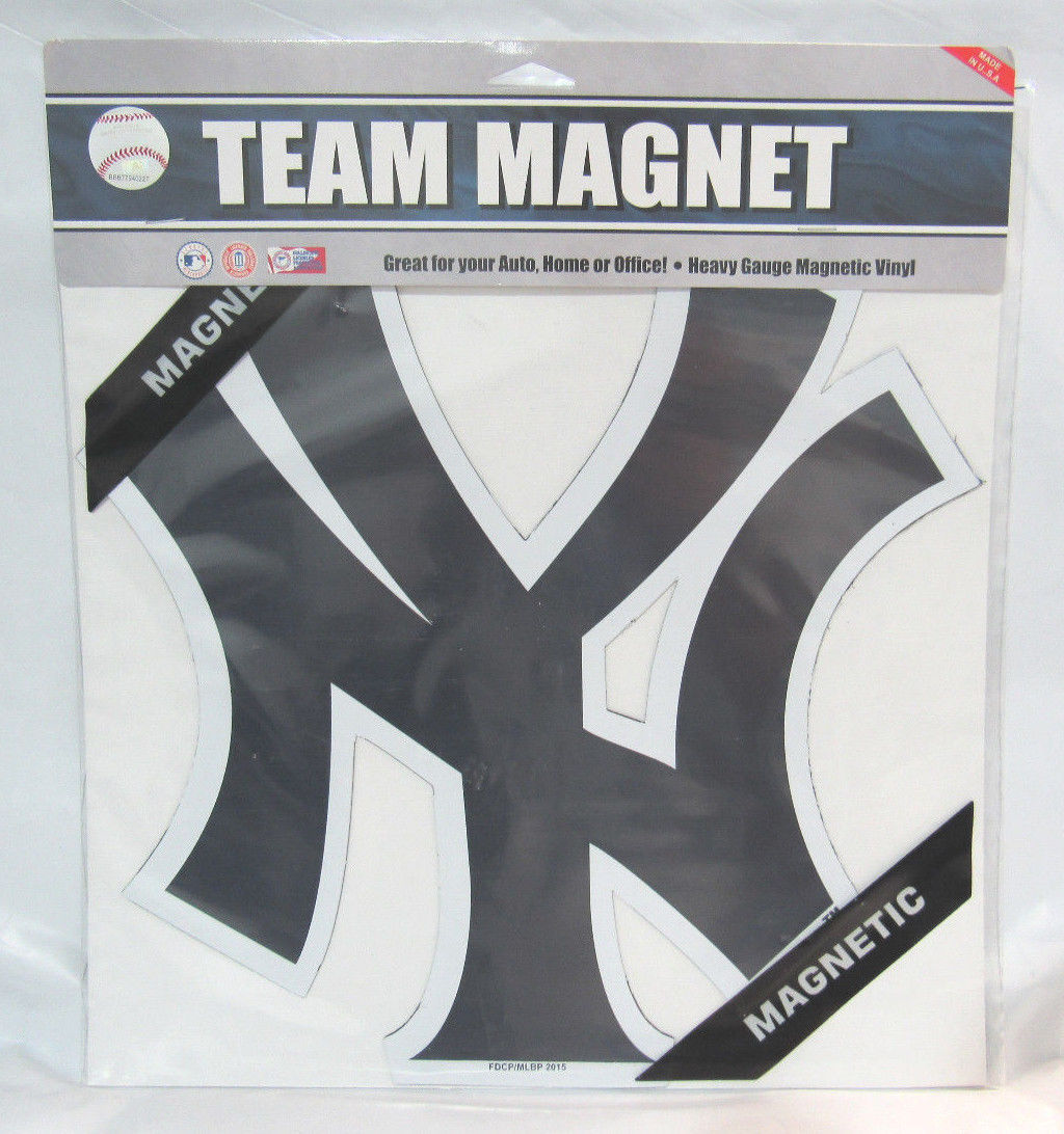MLB New York Yankees 12 inch Auto Magnet Die-Cut Logo by Fremont Die ...