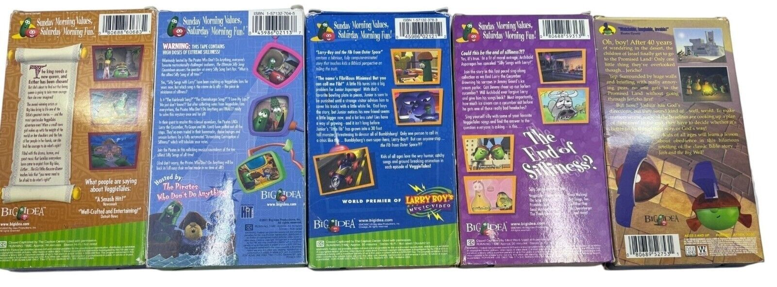 VeggieTales VHS Tape Lot - VHS Tapes