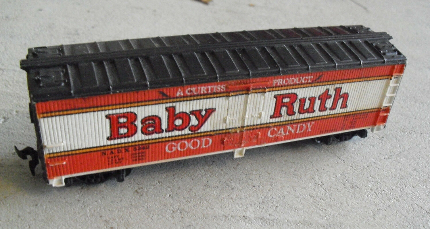 Vintage 1970s HO Scale Tyco Baby Ruth Box Car NADX 5342 - Model ...