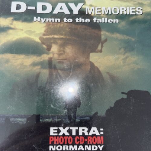 D-DAY MEMORIES WWII Hymn To The Fallen Photo CD-ROM Normandy Landings - CDs