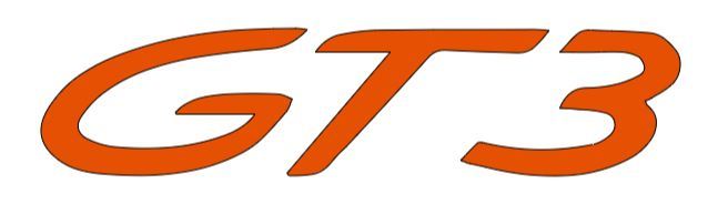 2x GT3 Logo Vinyl Sticker Decal 4" 6" 8" 12" 16" 20" - Car & Truck ...