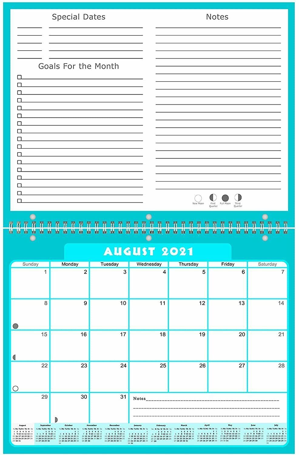 2021 - 2022 Academic Year 12 Months Student Calendar / Planner (Edition ...