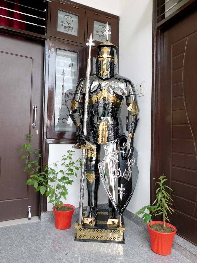 Medieval Rust free Stainless Steel full body Knight Antique Armor with ...