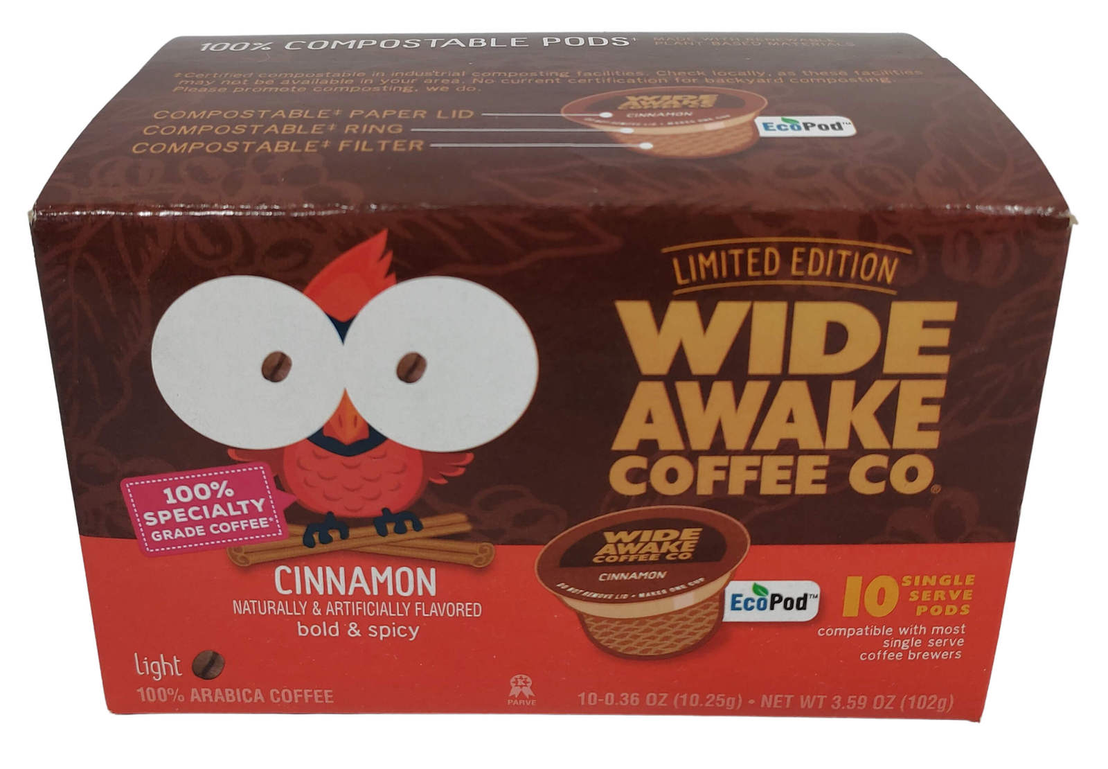 Wide Awake Coffee Pods 10-Pk Cinnamon for K and 49 similar items