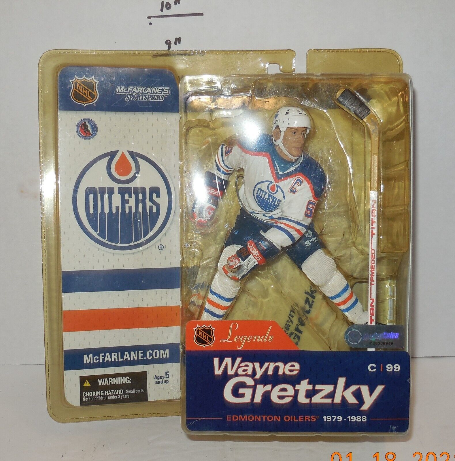 Mcfarlane NHL Legends Series 1 Wayne Gretzky white Variant Action ...
