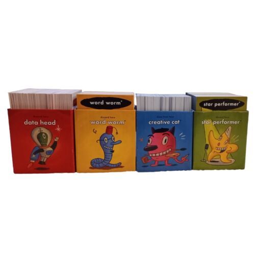 Cranium Game Replacement Cards Creative Cat Word Worm Data Head Star ...