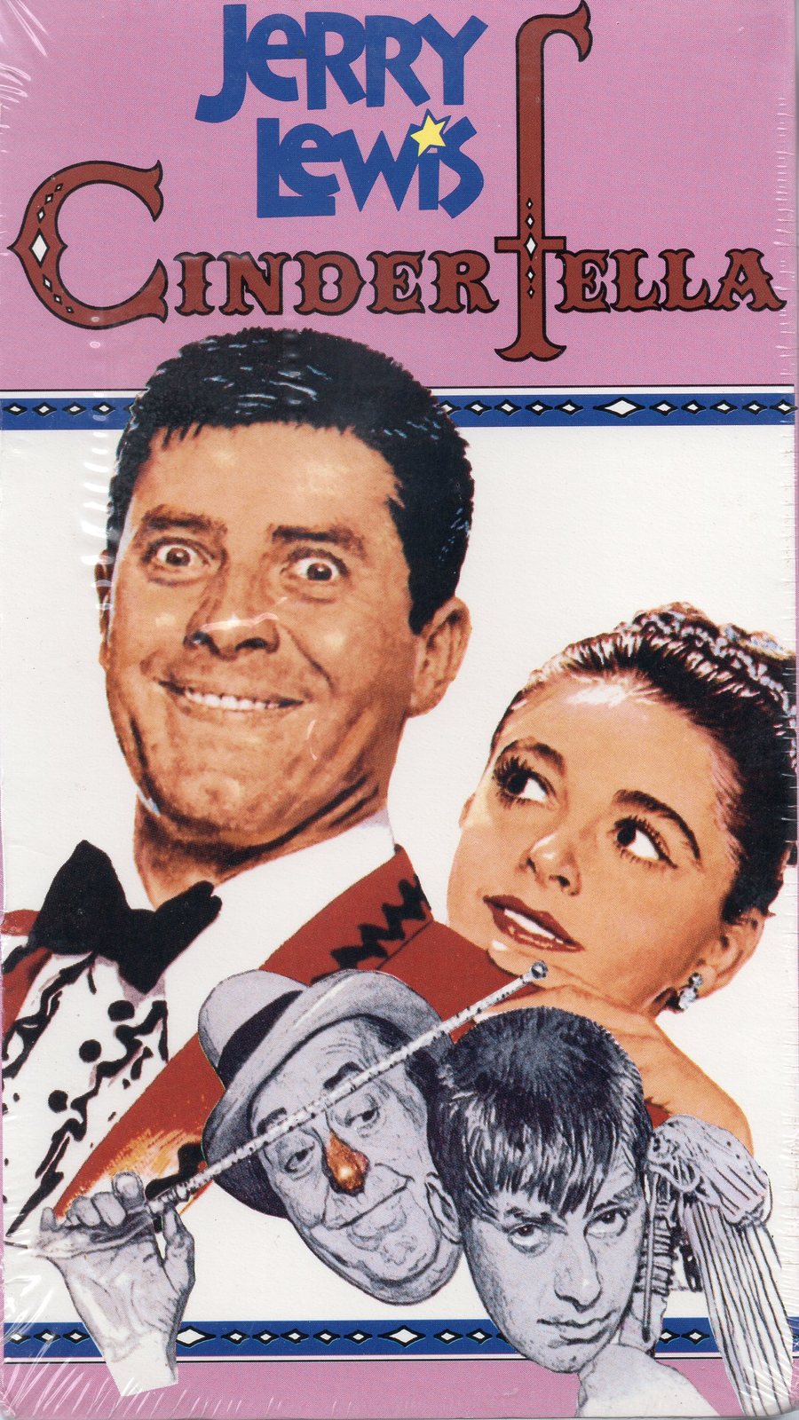 CINDERFELLA (vhs) *NEW* Superior SP mode, Jerry Lewis, musical interludes, OOP - VHS Tapes