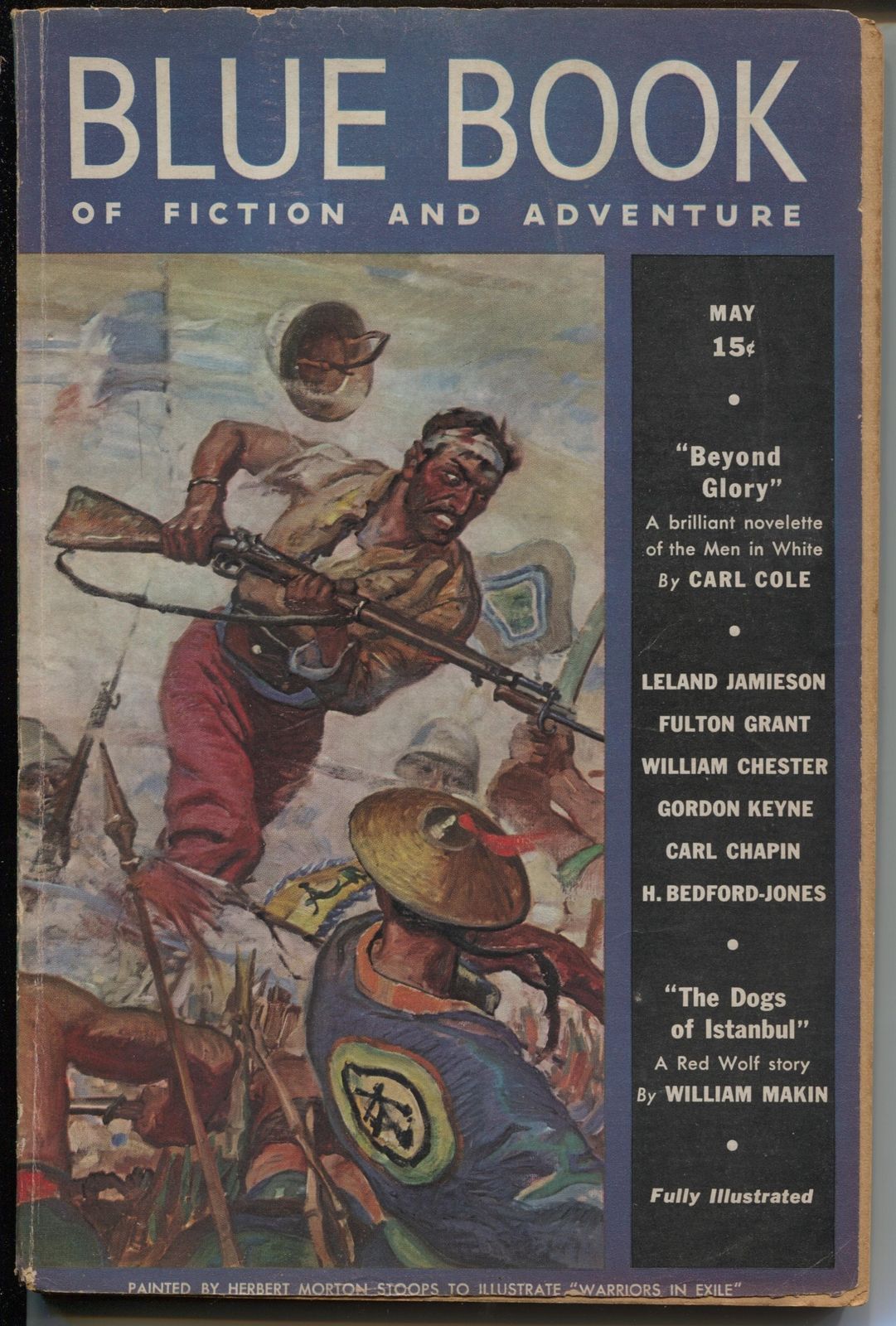 Blue Book 5/1938-Austin Briggs-Herbert Morton Stoops cover-P - Comic ...